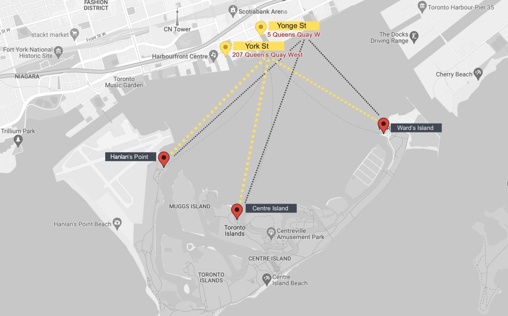 Toronto Harbour Water Taxi